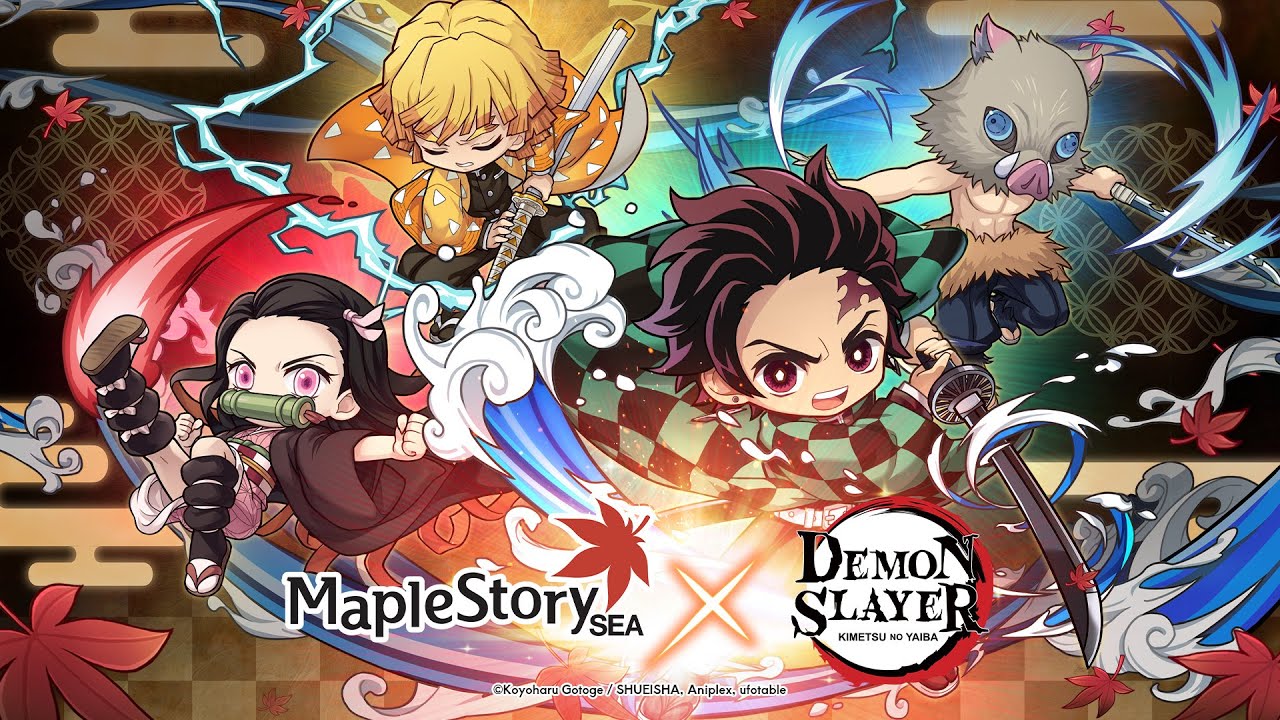 MapleStorySEA x Demon Slayer: Kimetsu no Yaiba Animation Collaboration ...