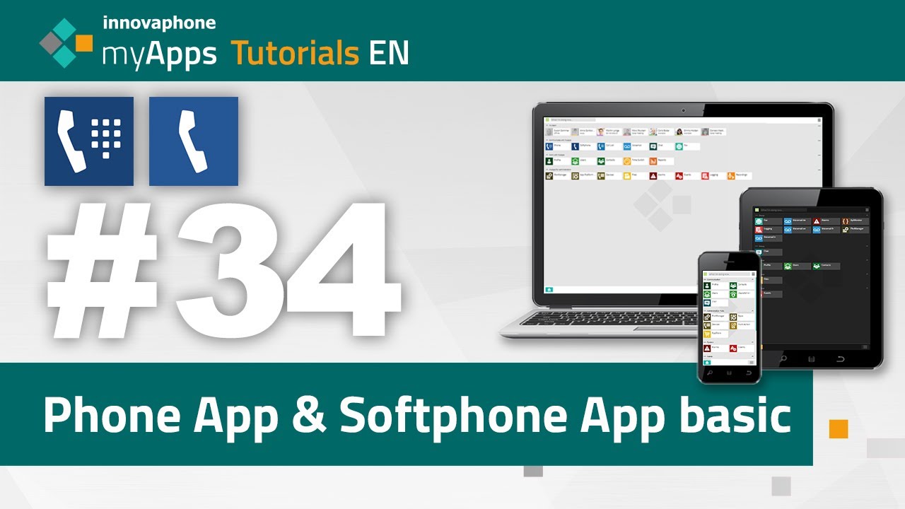#34 myApps Tutorial — Phone App & Softphone App - Basic Functions (14r2 ...