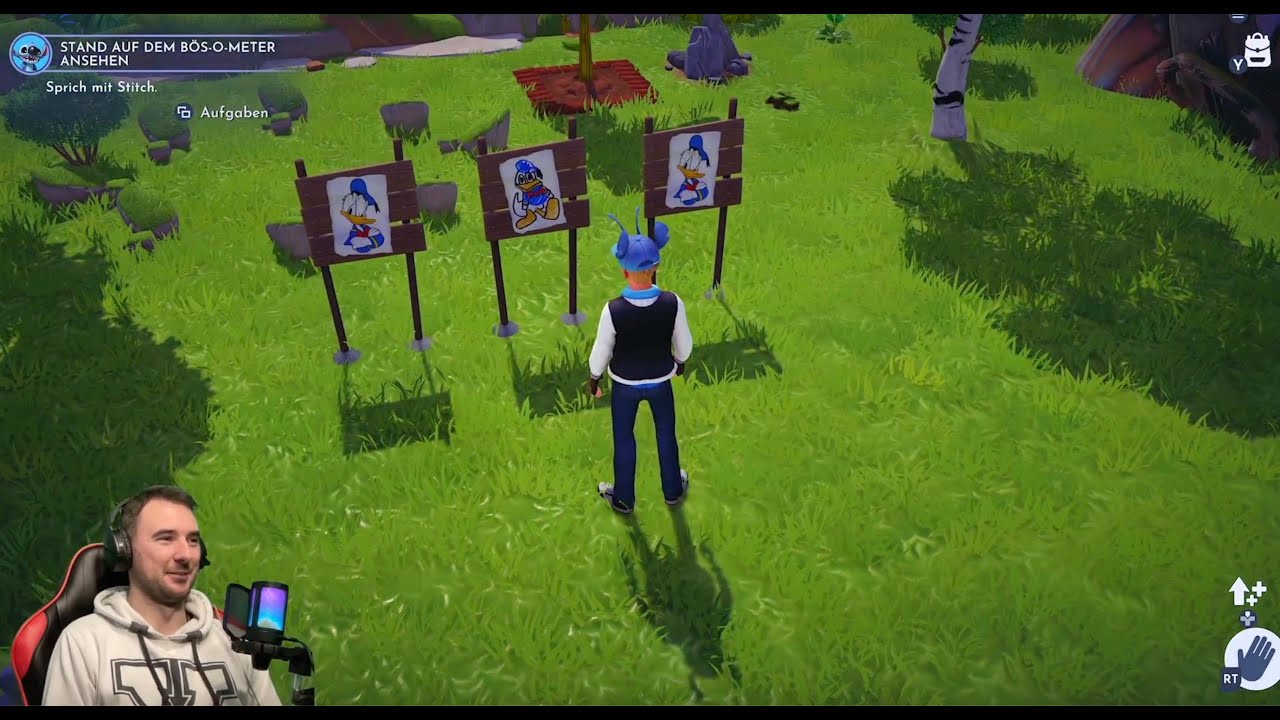 Stitch Stand auf dem Bös o meter ansehen Disney Dreamlight Valley - YouTube