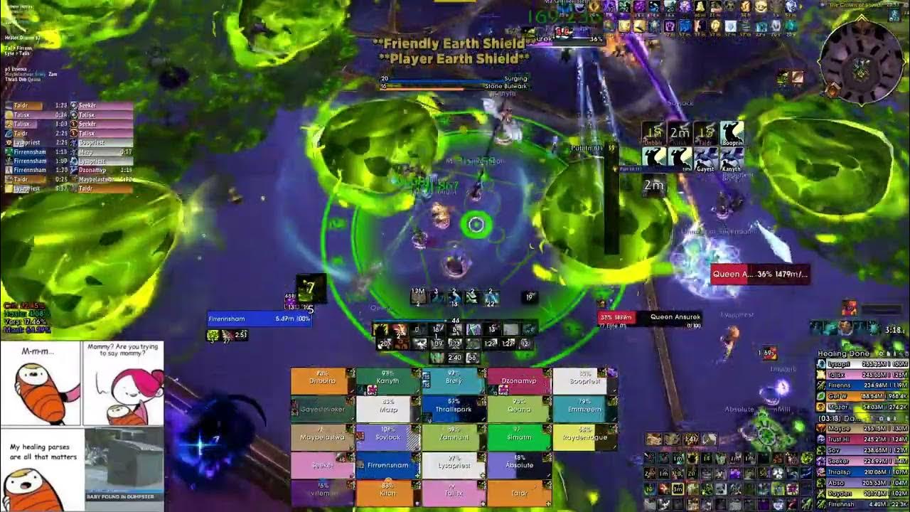 Equity | Heroic Queen Ansurek Kill Nerub-ar Palace (Resto shaman POV) - YouTube