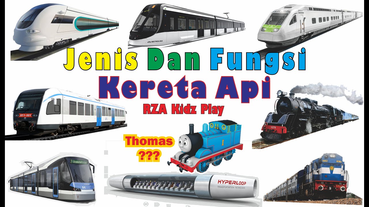 Jenis Kereta Api || Kereta Uap, Kereta Diesel, MRT, LRT, Monorel ...