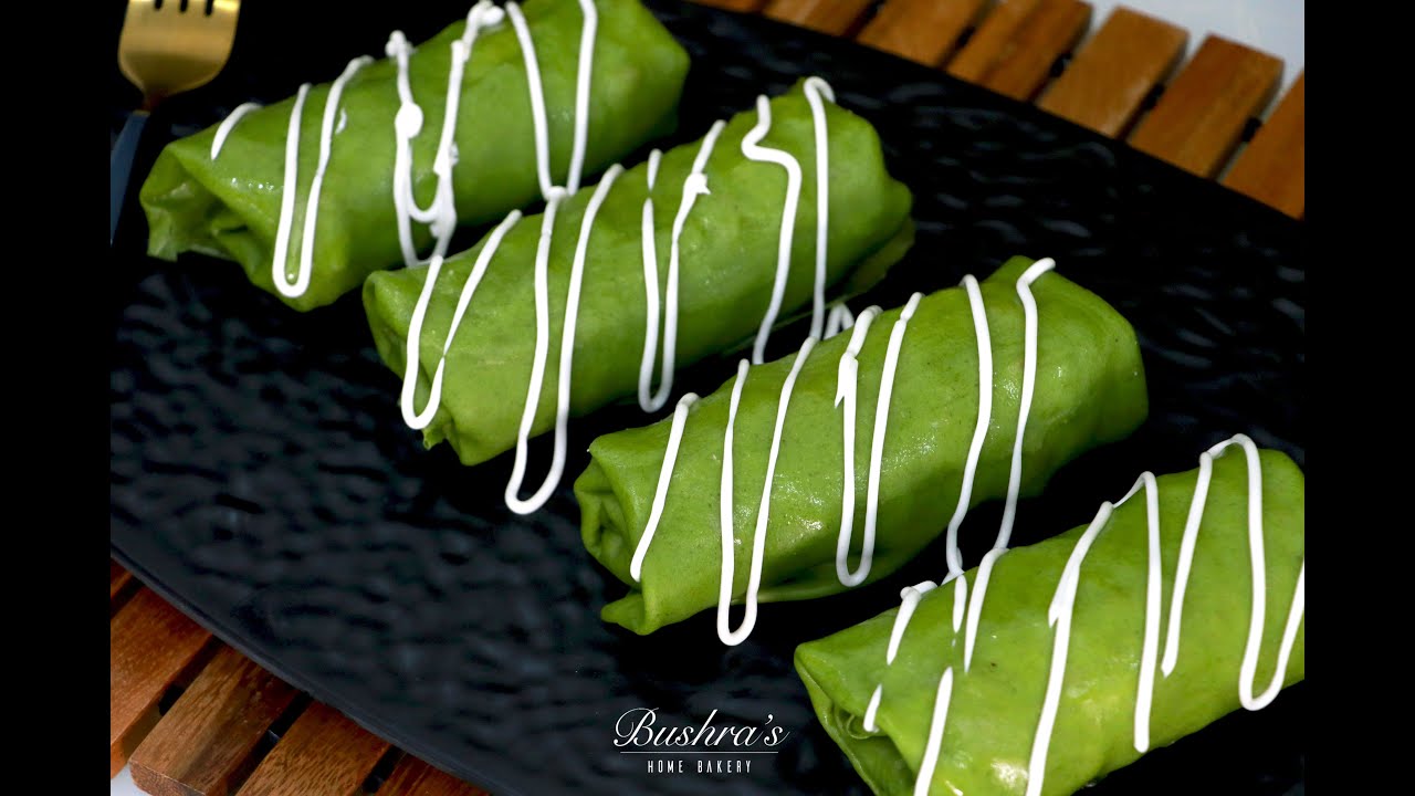 Green Roll || Easy Homemade Chicken Rolls - YouTube