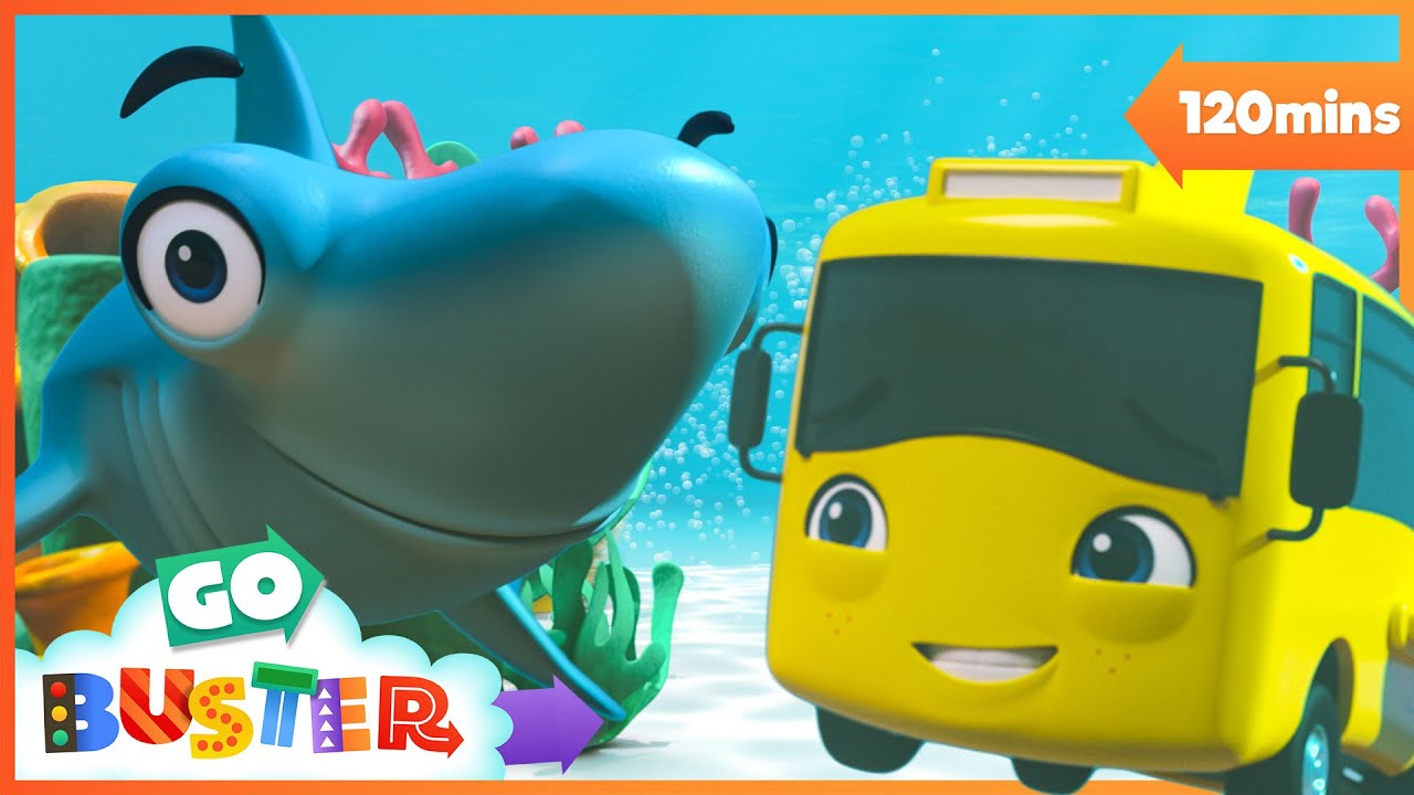 🐳 Buster the Bus Goes to Sea! 🚐🌊 | Go Buster | Kids Road Trip! | Kids ...