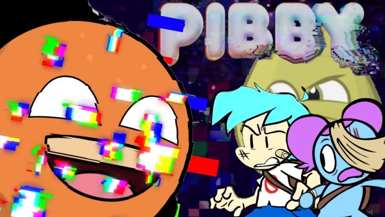 el mod de la La Naranja Molesta glitcheado de fnf en español - YouTube