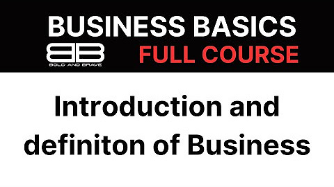 Business Basics - Full course - YouTube