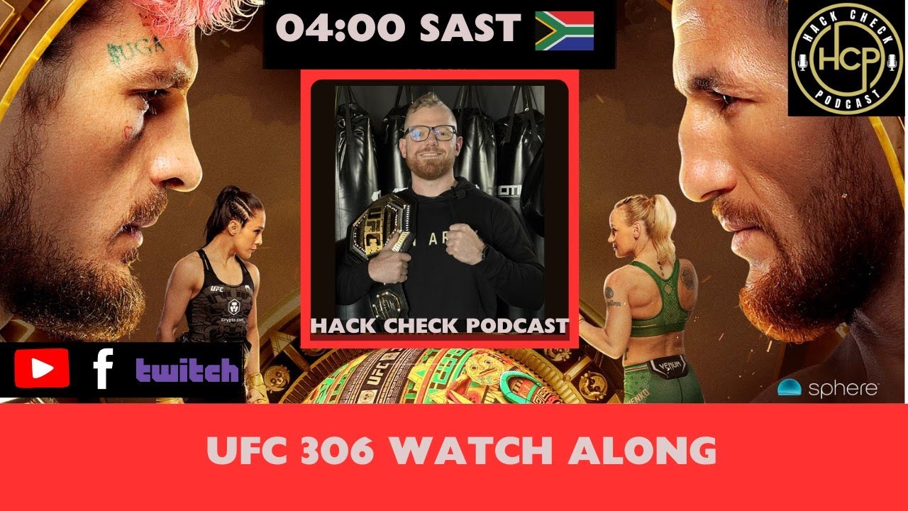 UFC 306 Live Stream | Watch Party | Hack Check Podcast - YouTube