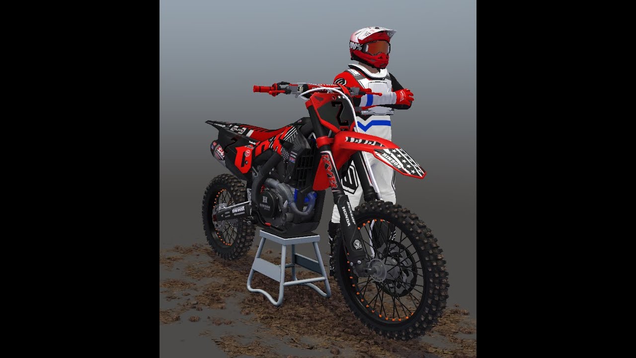 ripping the CRF 250- MX BIKES - YouTube