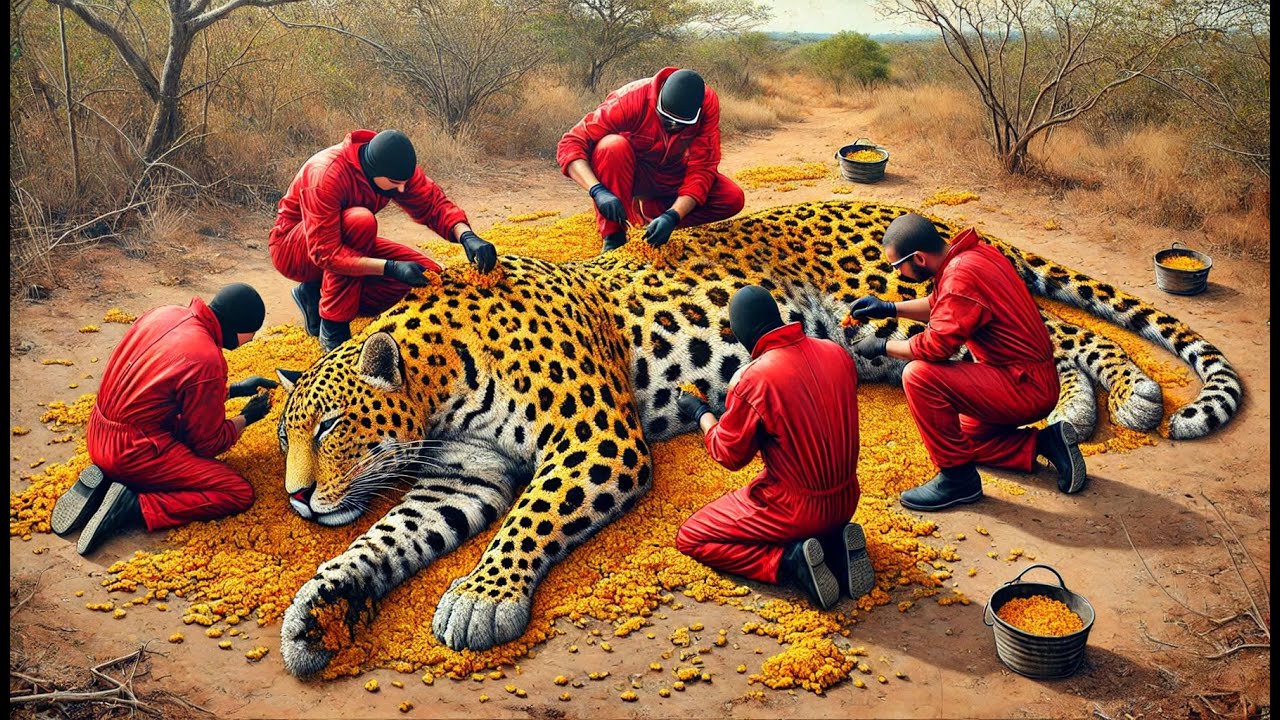 TIGER FULL OF MILLIONS OF PARASITES AND INFESTED WITH BEES THAT HAVE ...