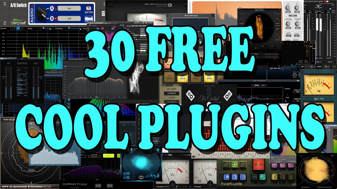 30 FREE COOL PLUGINS TO MONITOR YOUR MIX - YouTube