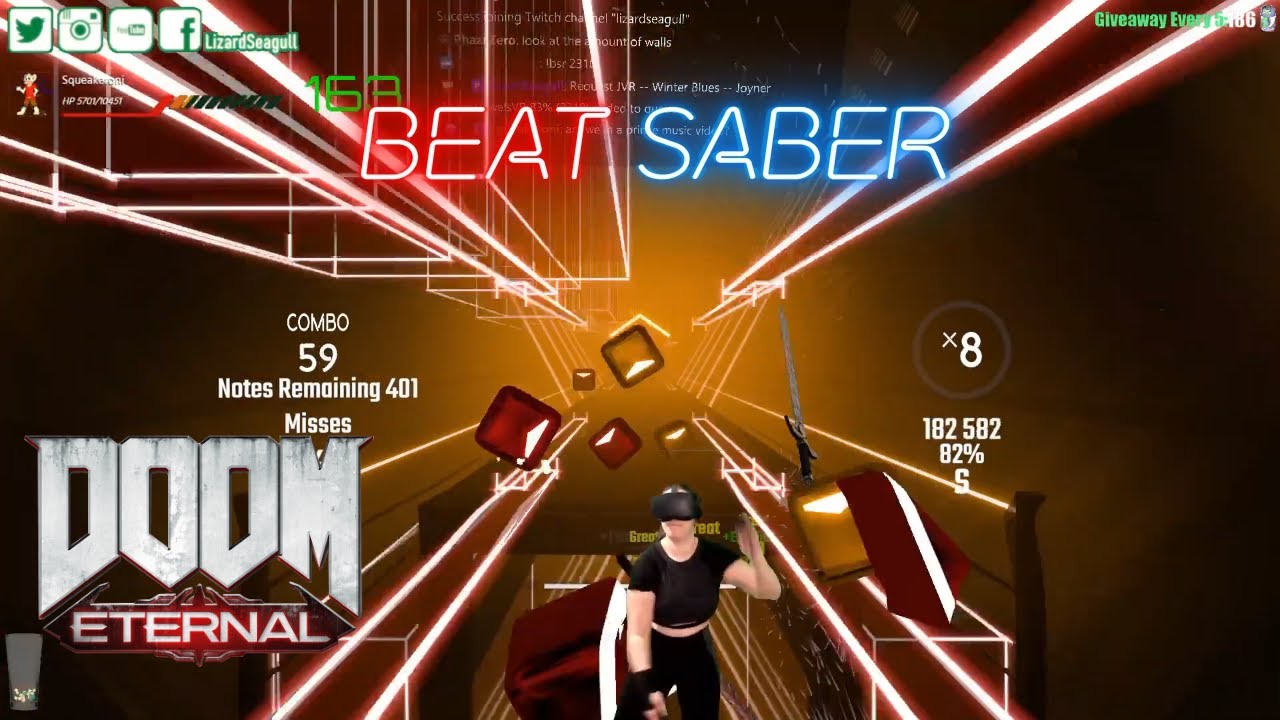 UNHOLY CRUSADE | Expert Gameplay | Beat Saber (DOOM ETERNAL) - YouTube