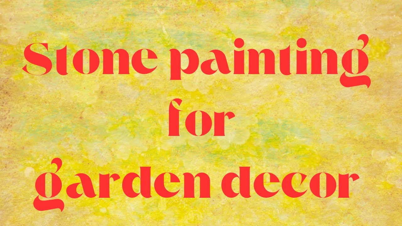 Transform your garden with painted stones/stone painting for garden ...