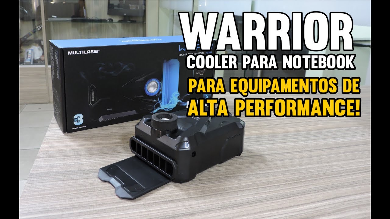 WARRIOR Cooler Para Notebook Multilaser AC268 - YouTube