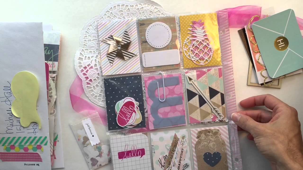 Pocket Letters - Heidi Swapp themed - YouTube