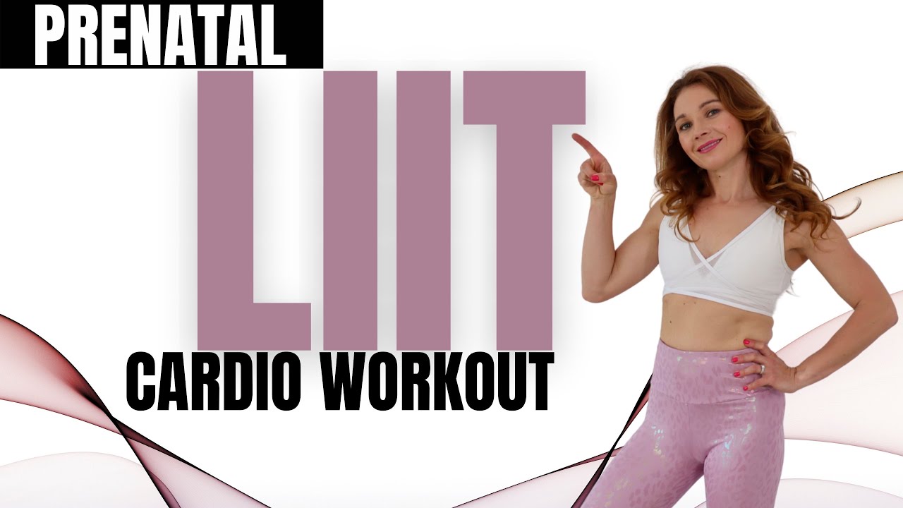 Prenatal LIIT Workout | LOW IMPACT PREGNANCY CARDIO WORKOUT (For 1st ...