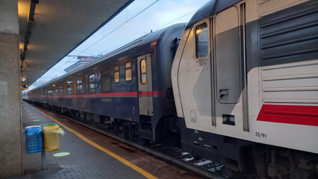 Euronight 233 nightjet couchette ŐBB, Wien HBF-Muenchen HBF-La Spezia ...