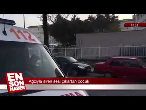 Ağzıyla ambulans sesi çıkaran Ramazan