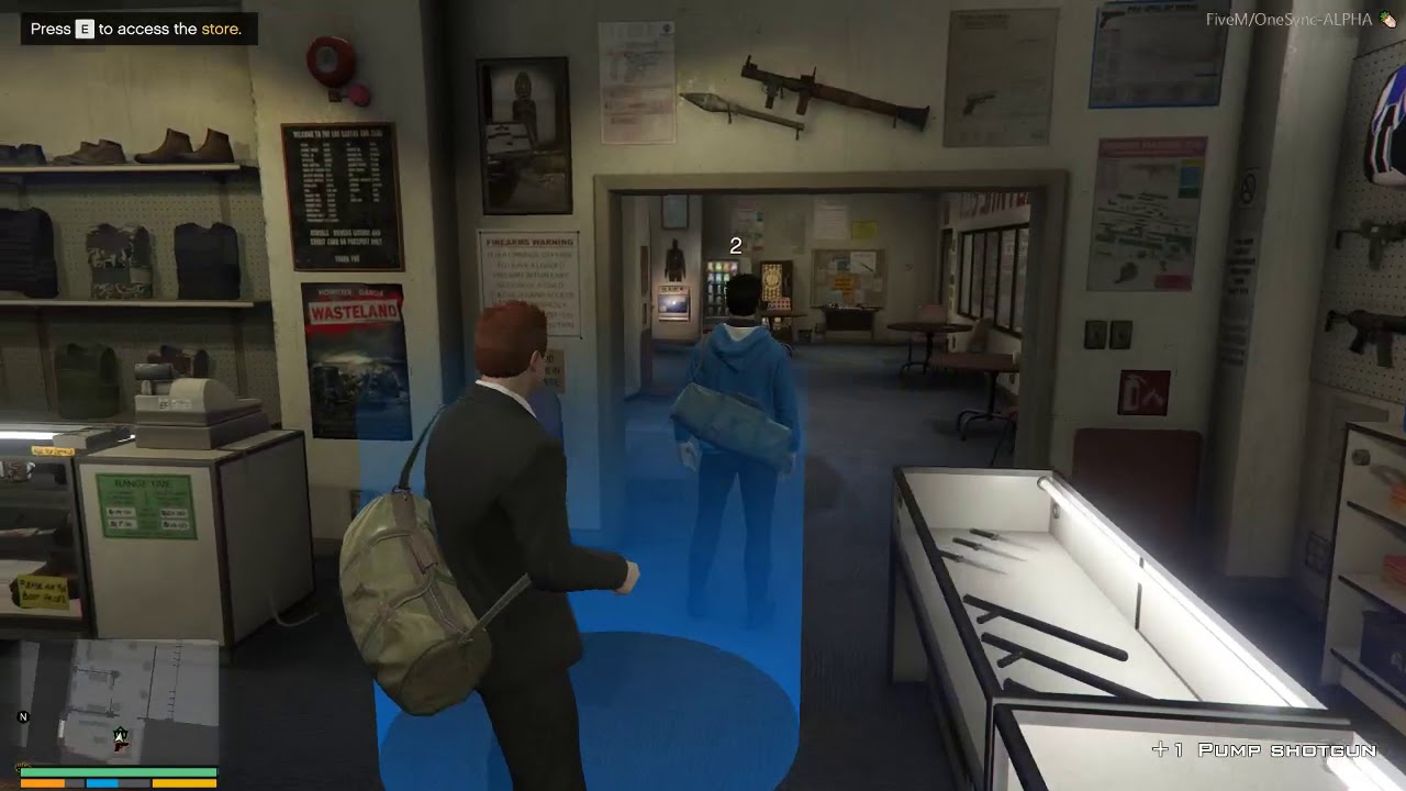GTA FiveM Gun Shop Cypress Flats - YouTube