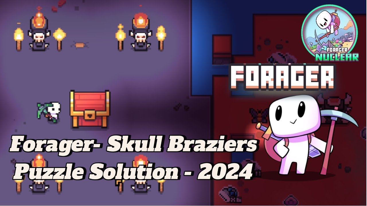Forager - Skull Braziers Puzzle Solution - 2024 - YouTube