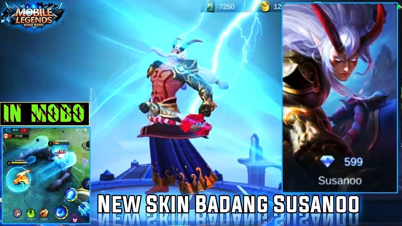 BADANG NEW SKIN SUSANOO (THE REAL FIGHTER) | FULL LOOK+GAMEPLAY | ULTRA ...