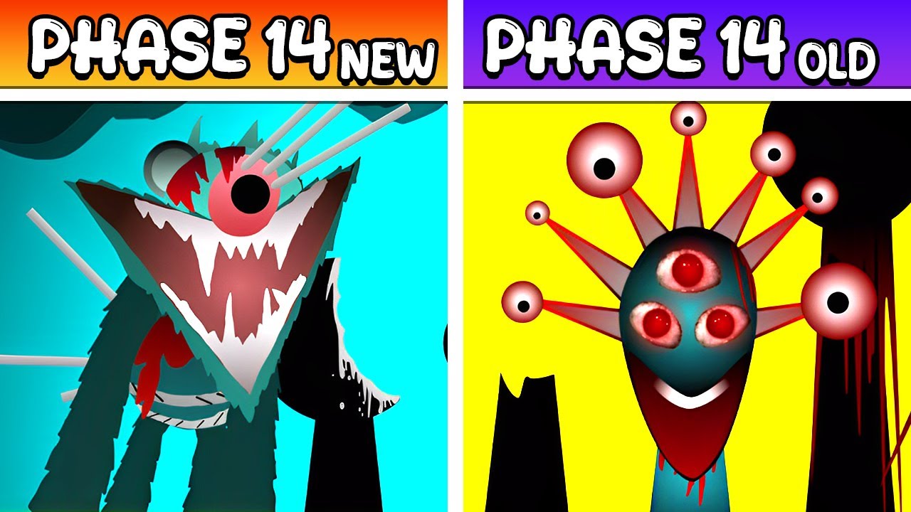 Incredibox Sprunki: Phase 14 New Vs Phase 14 Old | All Character ...