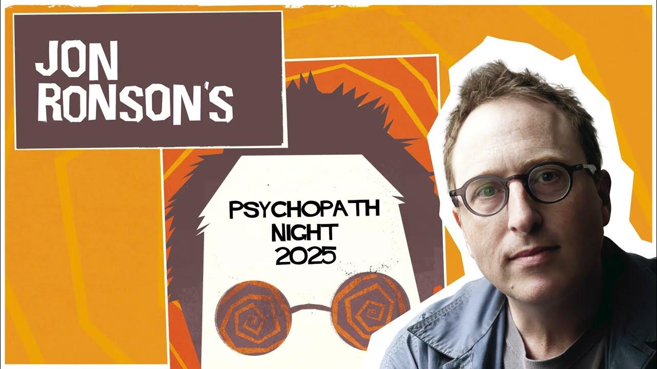 Jon Ronson: Psychopath Night | York Barbican - YouTube