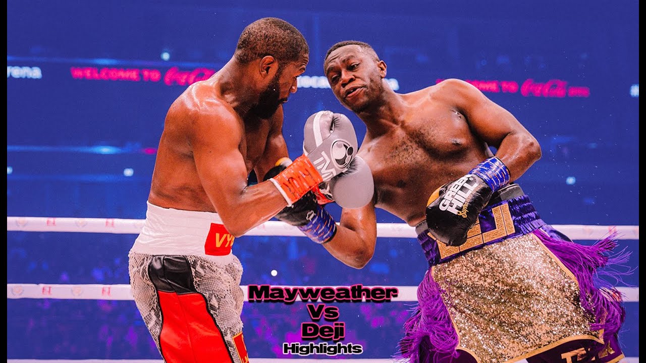 Deji Vs Floyd Mayweather Highlights #deji #floydmayweather - YouTube