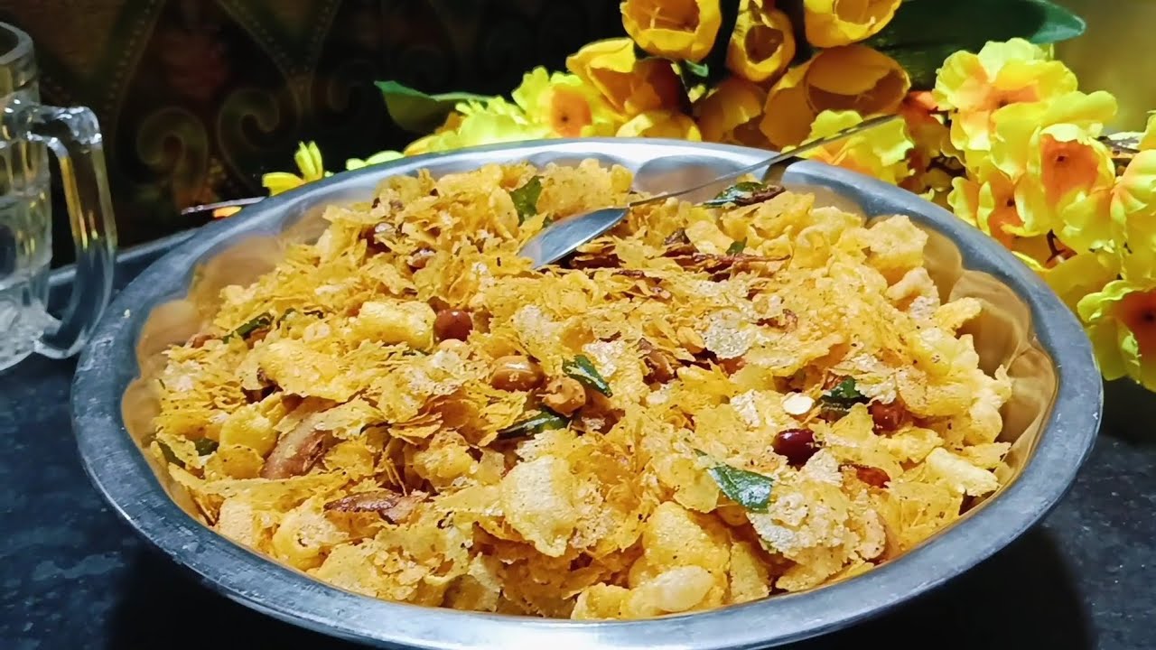 How to make Evening Snacks Chudva Receipe || Everyone Favourite Chudva ...