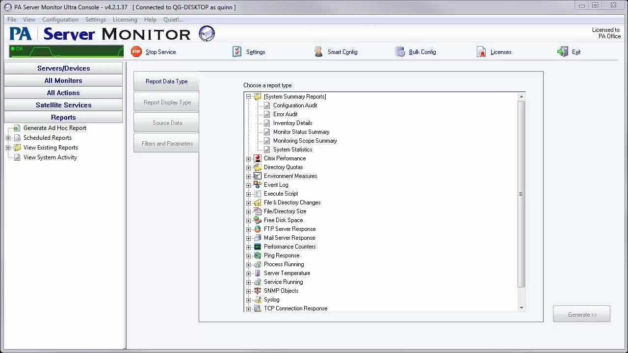 PA Server Monitor - Configuration Audit Report - YouTube