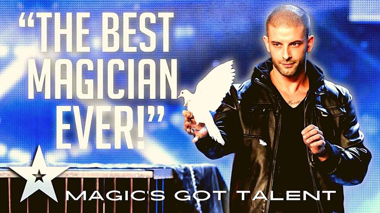 Darcy Oake's jaw dropping dove illusions - Best Britain's Got Talent ...