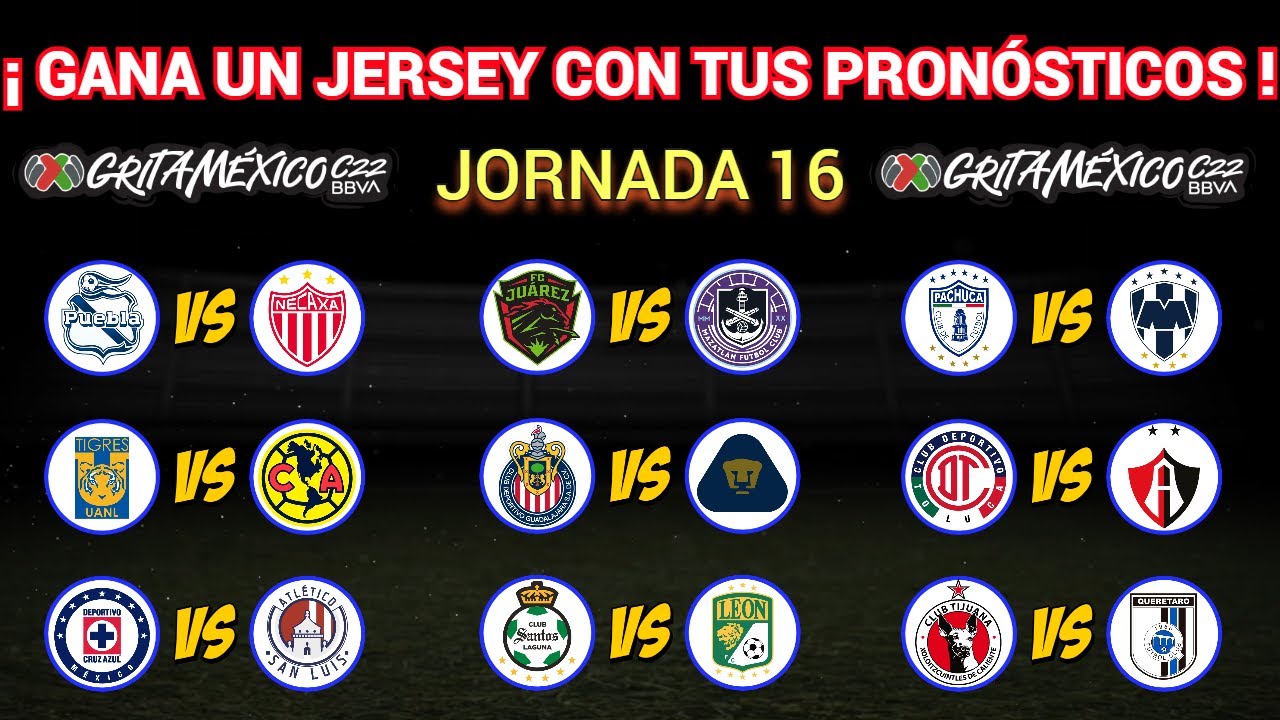 Mis PREDICCIONES para TODOS los PARTIDOS de la JORNADA 16 en la LIGA MX ...
