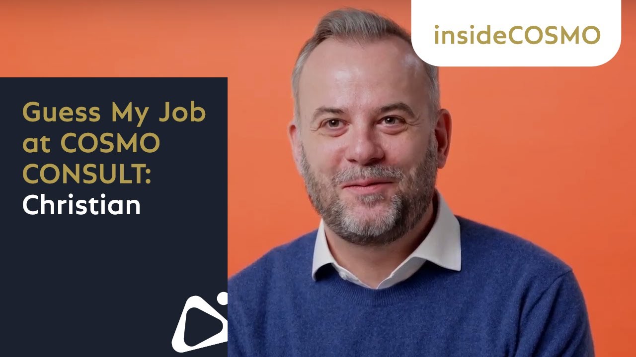 InsideCOSMO: Christian - Guess My Job at COSMO CONSULT - YouTube