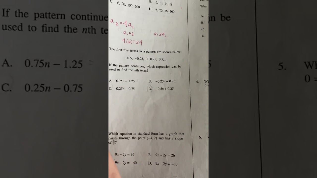 How To Write An Equation From A Pattern On TInspire YouTube How To Write An Equation From A Pattern On TInspire YouTube