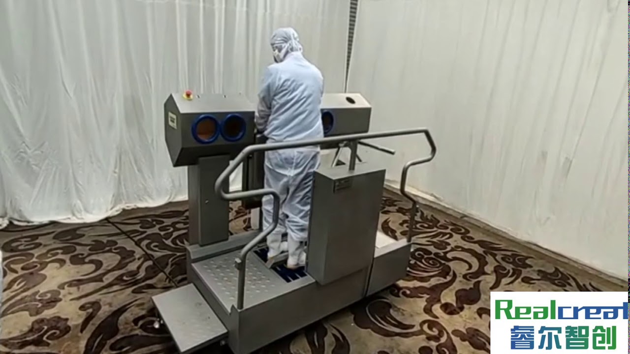 Automatic Hand Cleaning Station Disinfection Hygiene Station - YouTube