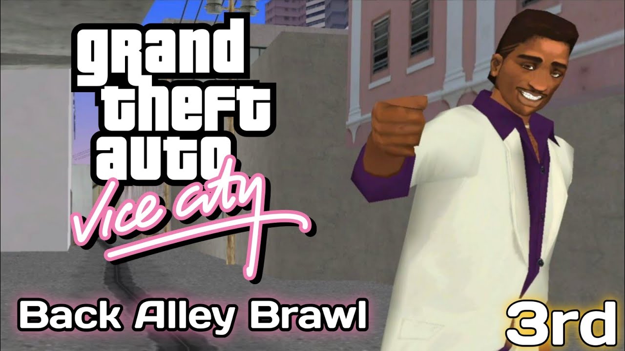 GTA Vice City - 3rd Mission - Back Alley Brawl - YouTube