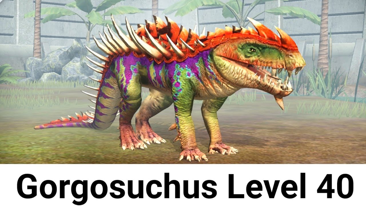 Gorgosuchus Level 40 | Jurassic World The Game - YouTube