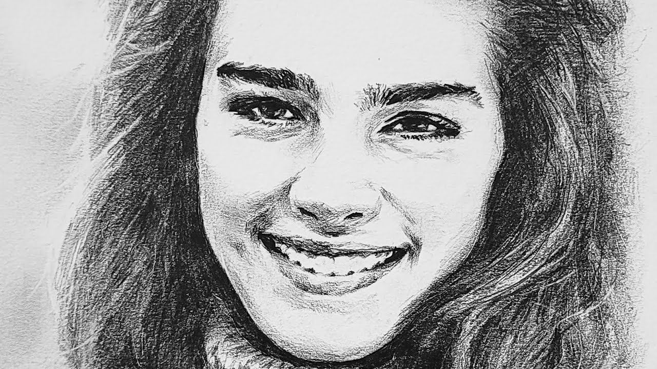 Brooke Shields drawing 11 minutes 22 seconds 브룩쉴즈 그리기 #브룩쉴즈 ...