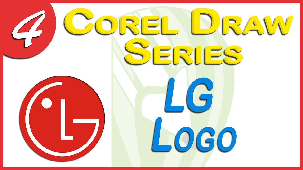 Corel Draw Series|4| LG Logo | Outline Details | Arch | Pen Tool - YouTube