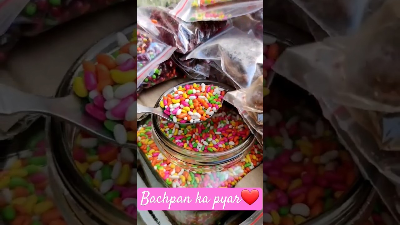 bachpan ka pyar 🌈🍭🍬🍫🌈 #churan #toffee #goli #aampapad #saunf # ...