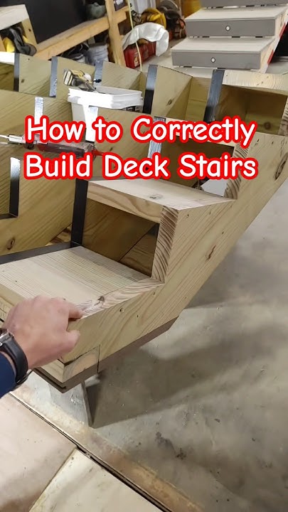 How to Correctly Build Stairs - YouTube