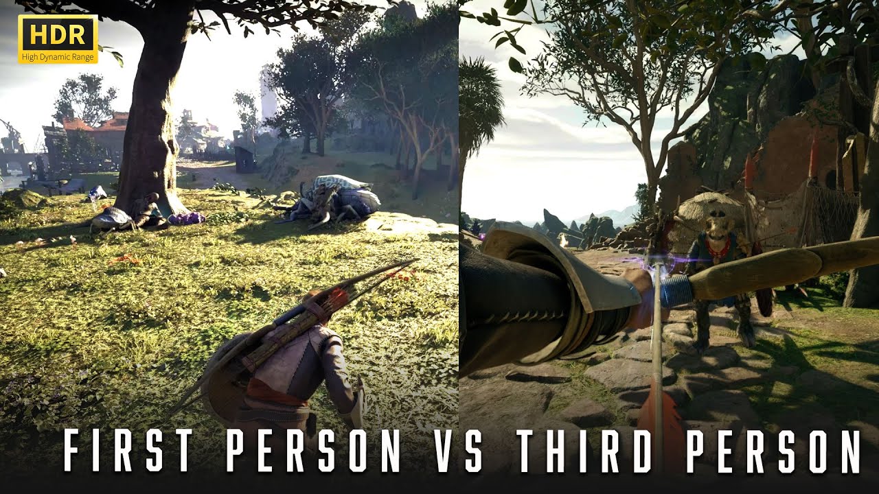 Avowed First Person vs Third Person Minimal HUD Gameplay - YouTube