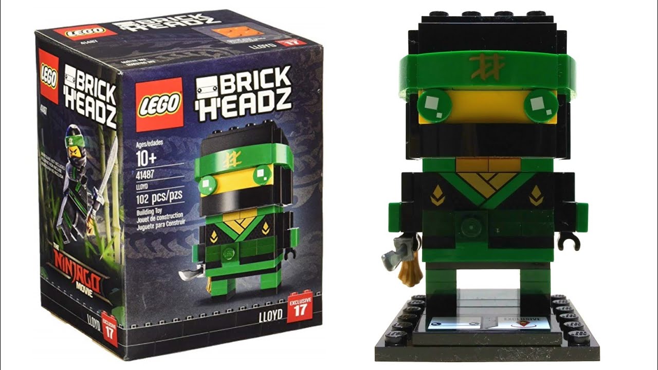 Lego Brickheadz Lloyd 41487 – Stop Motion Build and Building ...