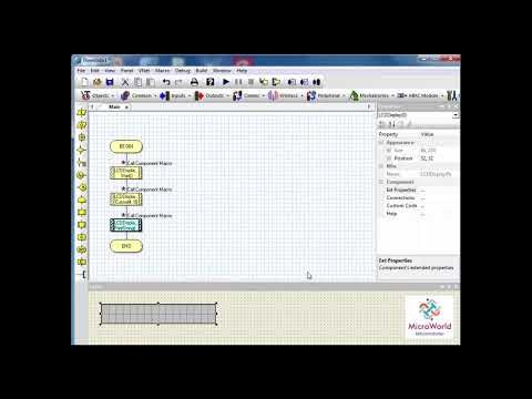 Tutorial 9, Part 2: LCD Display Programming - Flowcode طباعة الكلمات على شاشة الكريستال السائل ...