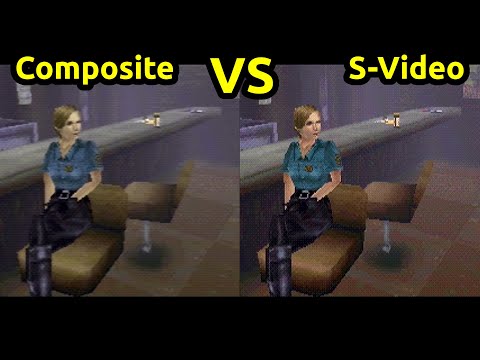 Playstation 1 Dithering - Composite vs. S-video