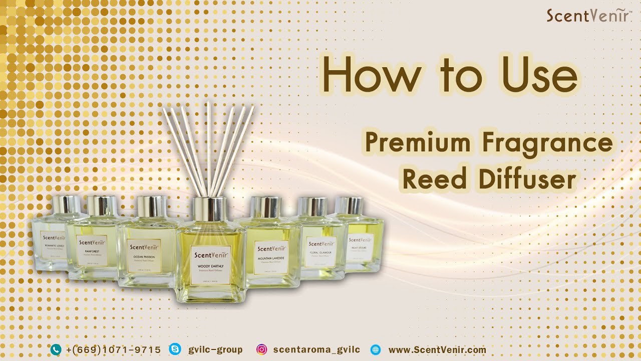 How to Use Premium Fragrance Reed Diffuser - YouTube