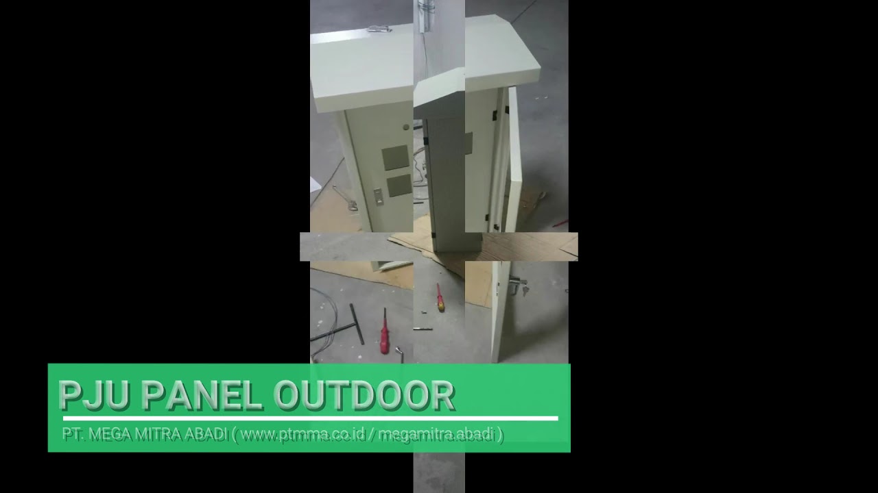 PJU PANEL LISTRIK OUTDOOR - YouTube