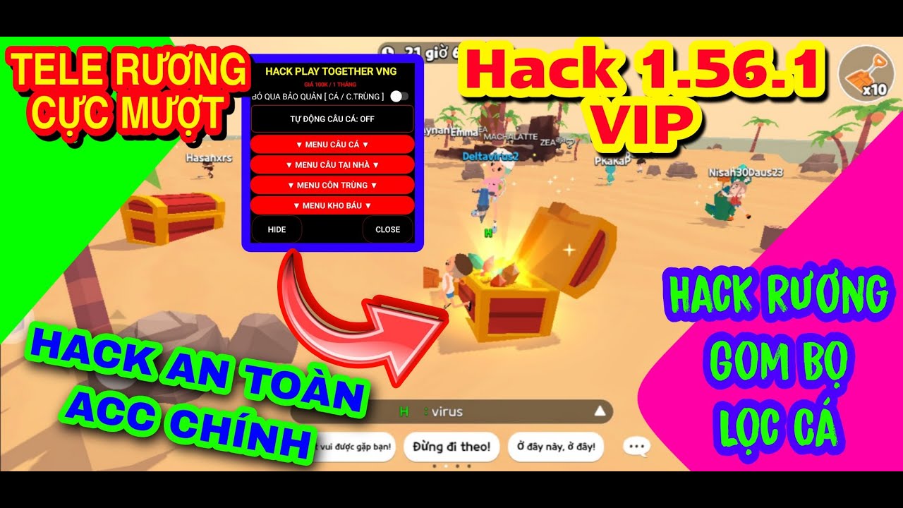 Hack Play Together VNG 1.56.1 Tele Đào Kho Báu - YouTube
