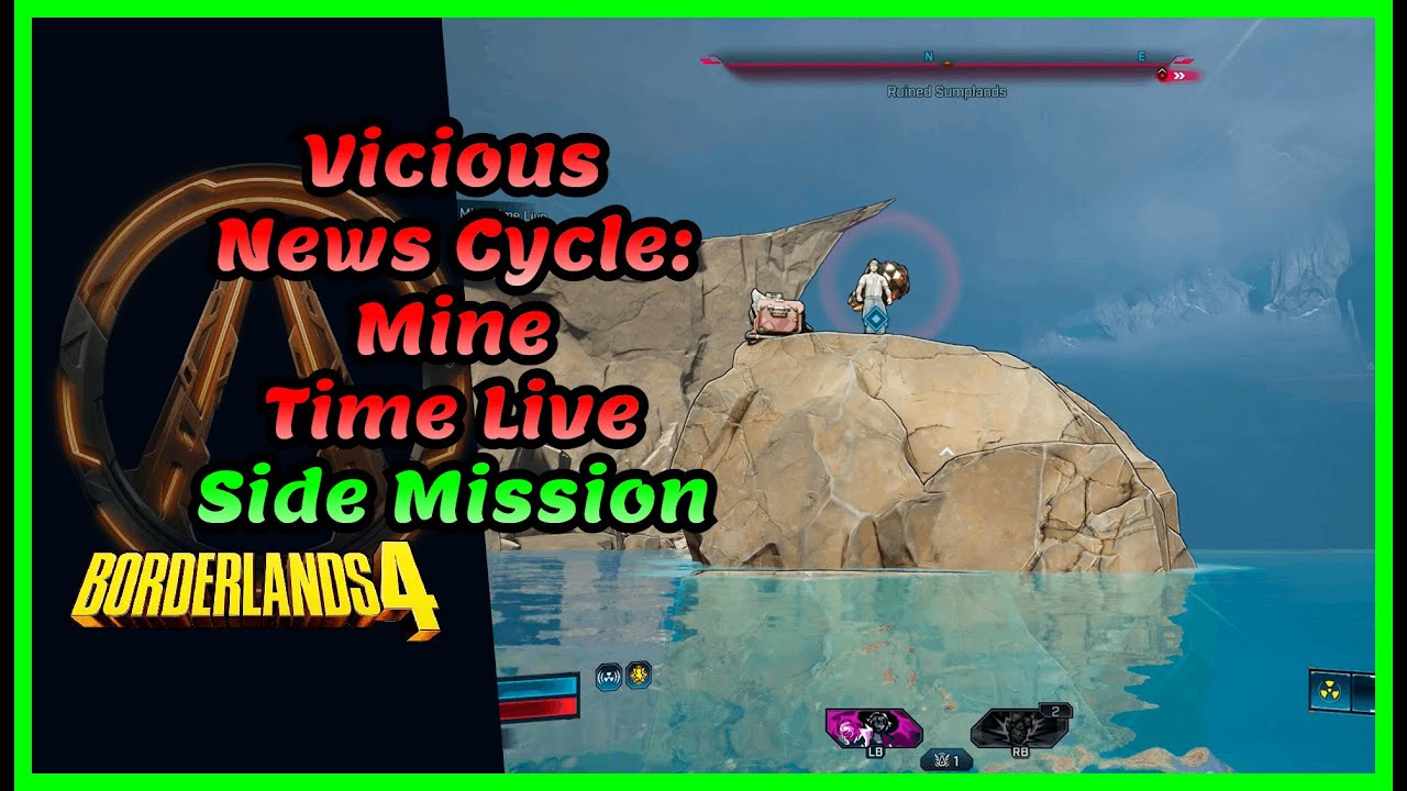 Vicious News Cycle: Mine Time Live | Full Walkthrough | Borderlands 4 ...