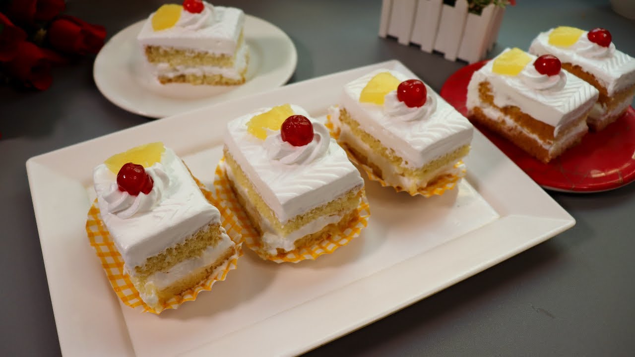 Bakery Style Pineapple Pastry Recipe By Tasty Food With Maria ...