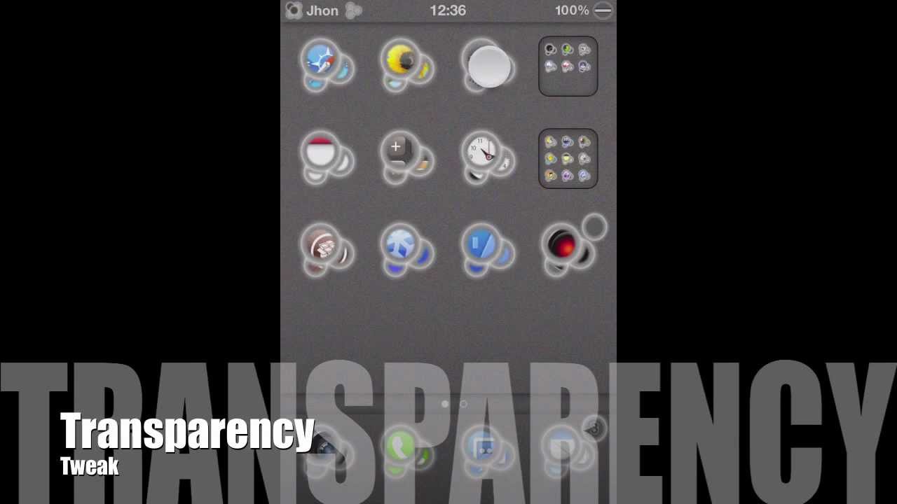 Tweak : Transparency - YouTube