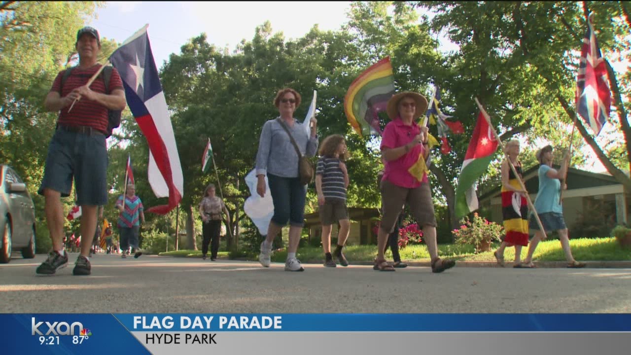 Flag Day parade held in Hyde Park - YouTube